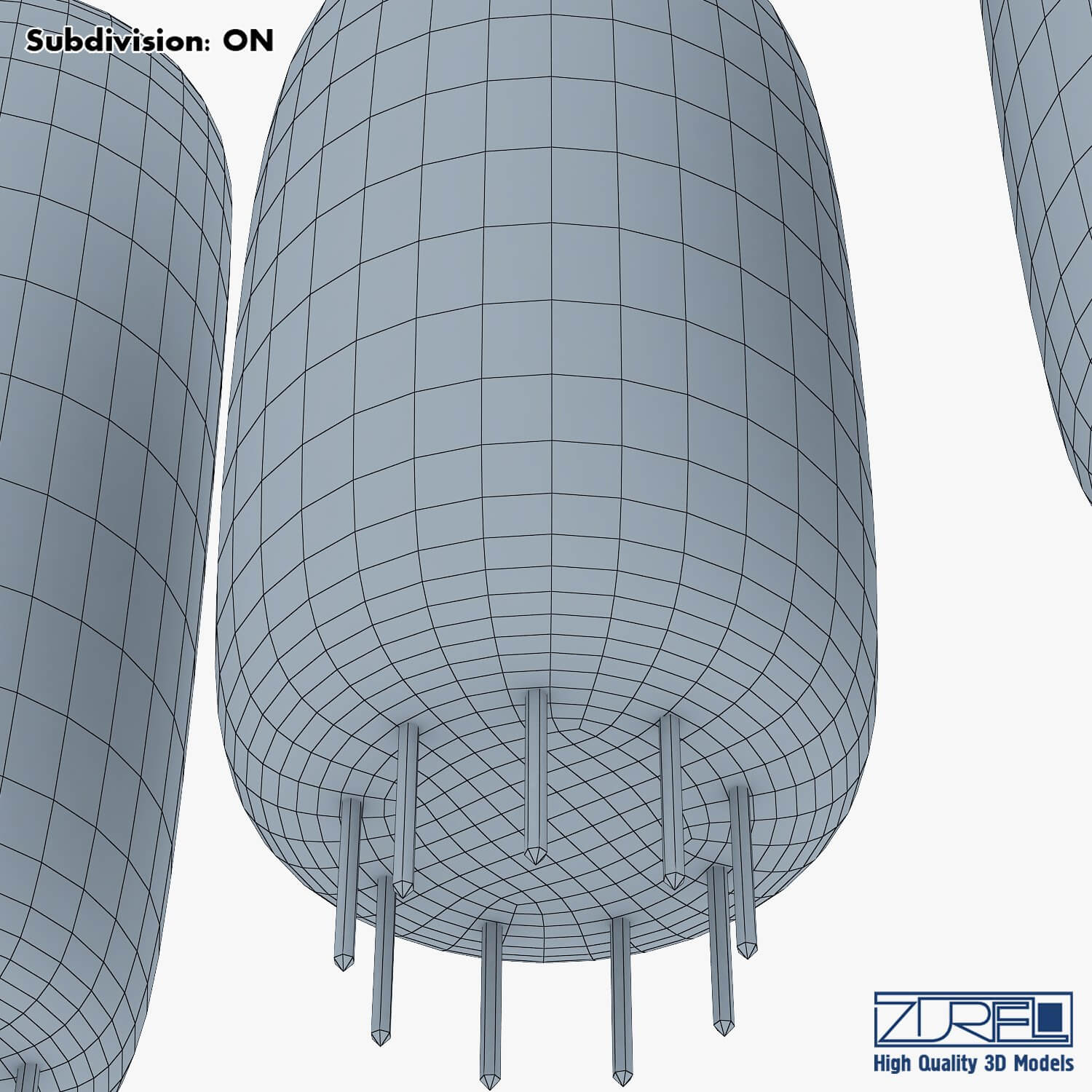 Vacuum Tubes Set - 3D Model by Zurel