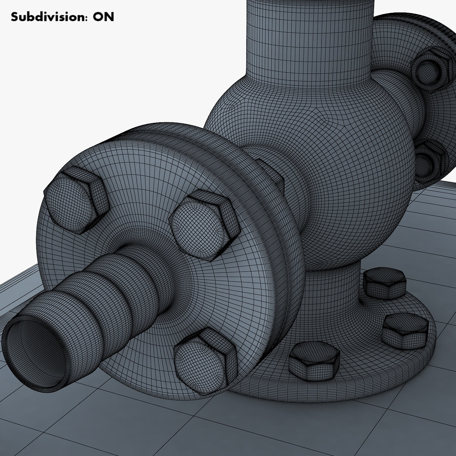 Classic Beam Steam Engine With Flywheel M1 - 3D Model by Zurel