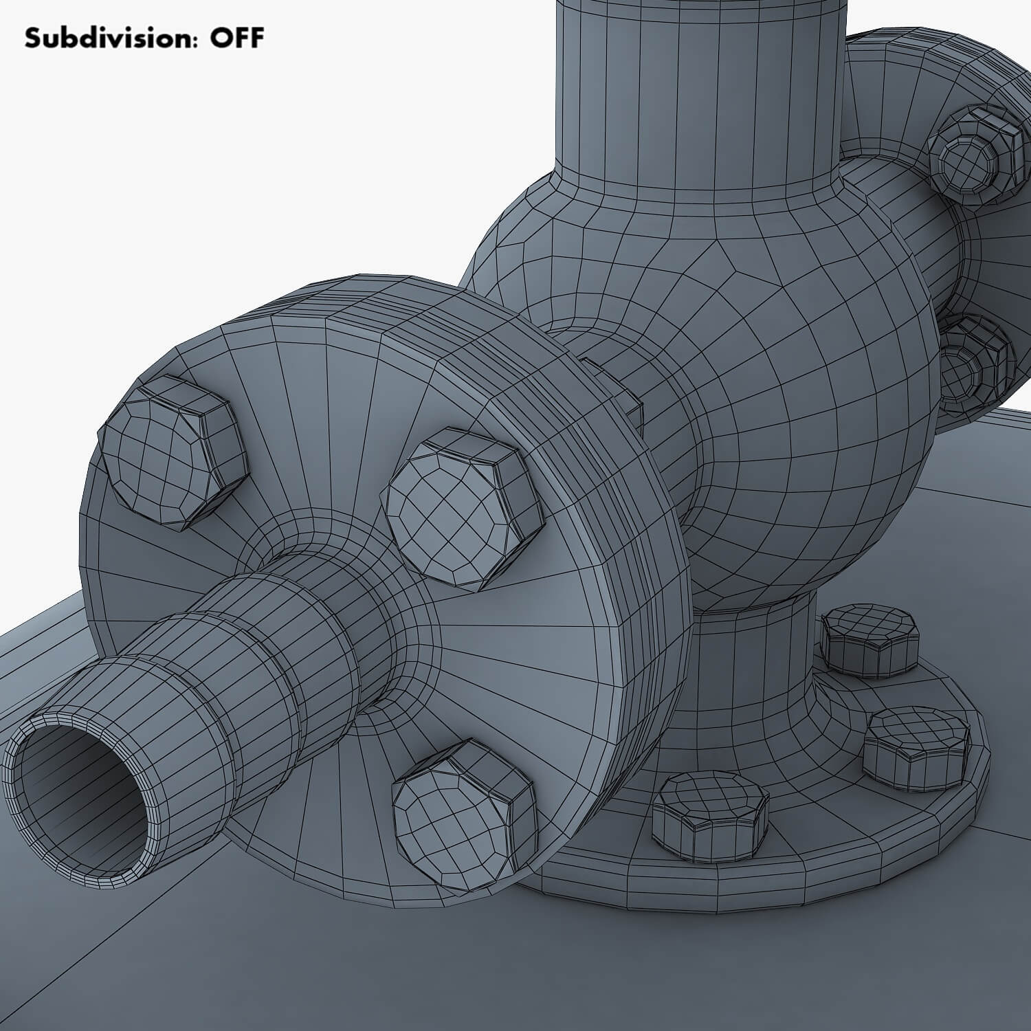 Classic Beam Steam Engine With Flywheel M1 - 3D Model by Zurel