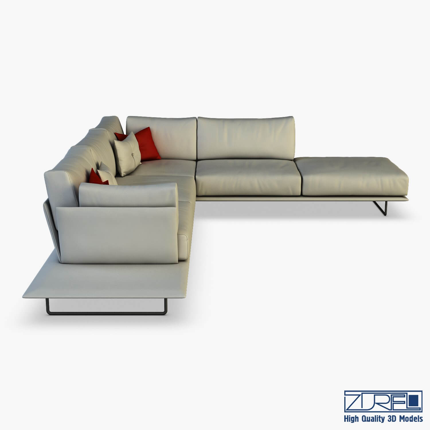 Vessel Sofa V 1 - 3D Model by Zurel
