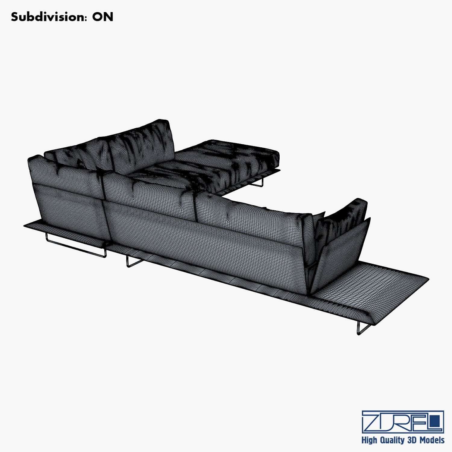 Vessel Sofa V 1 - 3D Model by Zurel