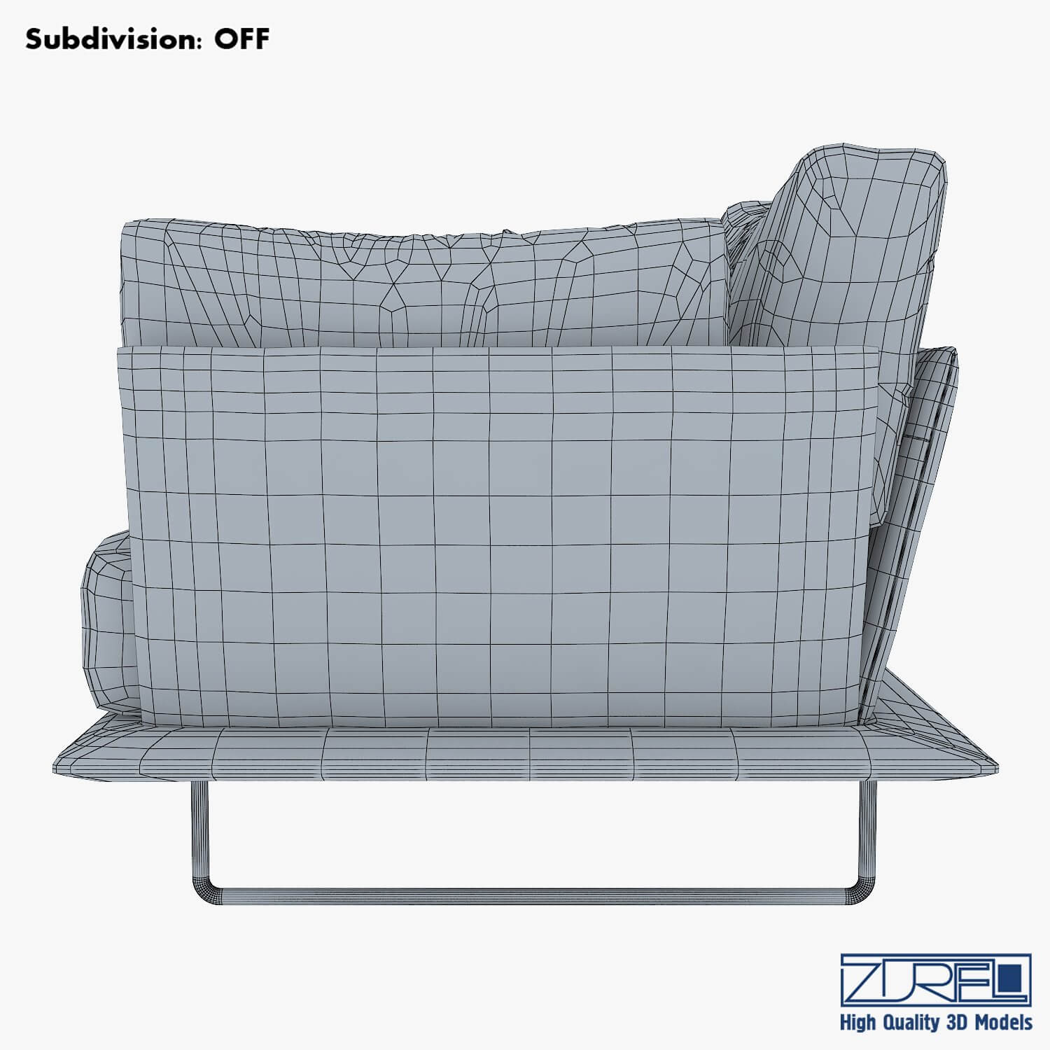 Vessel Sofa V 2 - 3D Model by Zurel