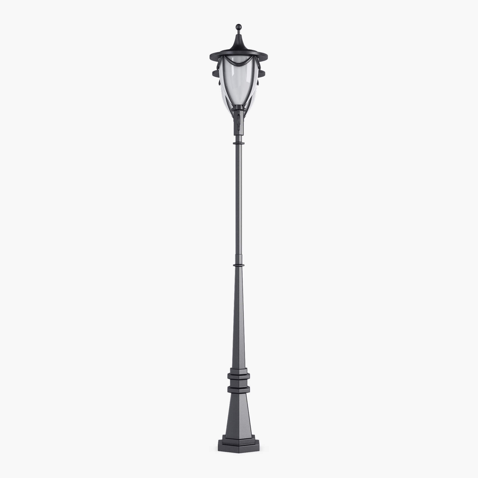 Vintage Streetlight V 2 - 3D Model by Zurel
