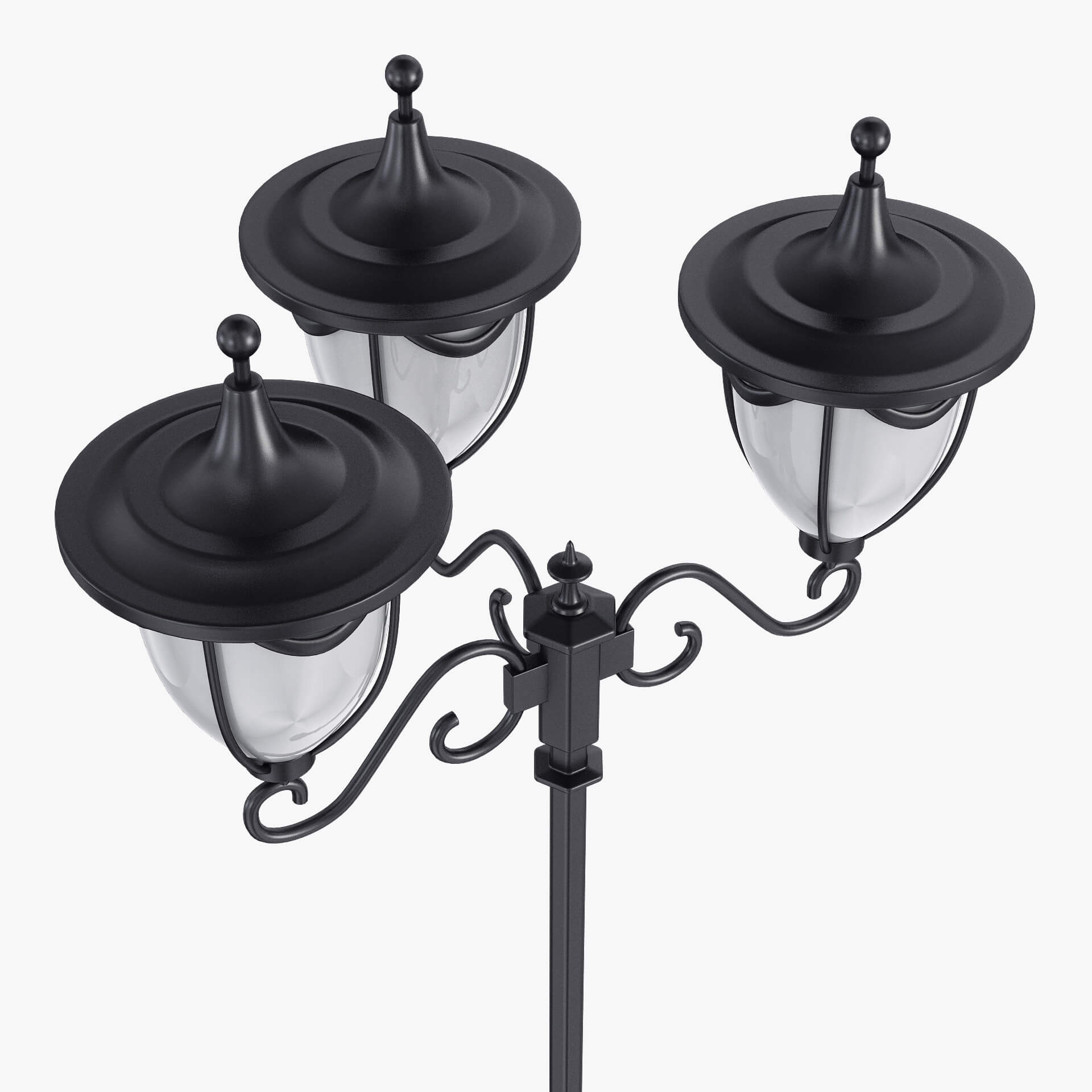 Vintage Streetlight V 3 - 3D Model by Zurel