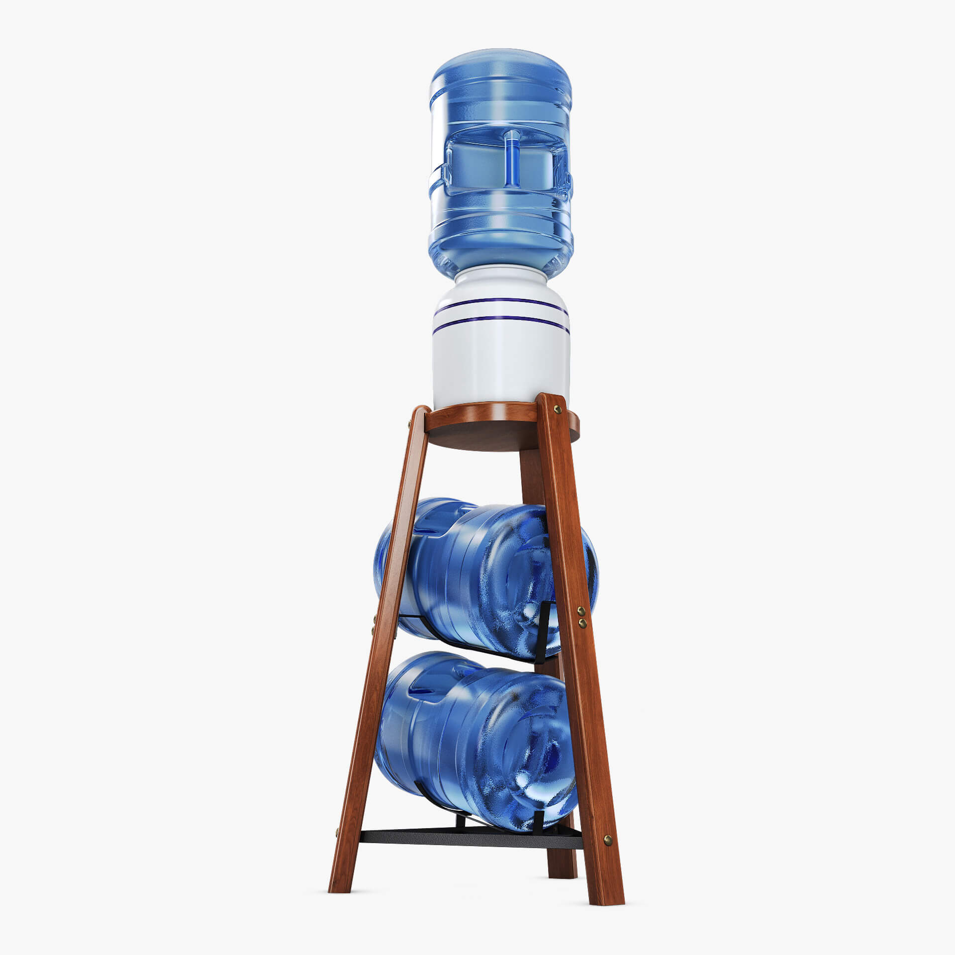 Water Dispenser and Storage Rack M 1 - 3D Model by Zurel