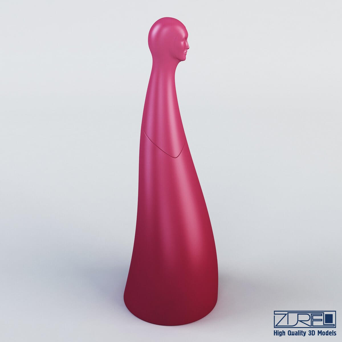 Woman Lamp - 3D Model by Zurel