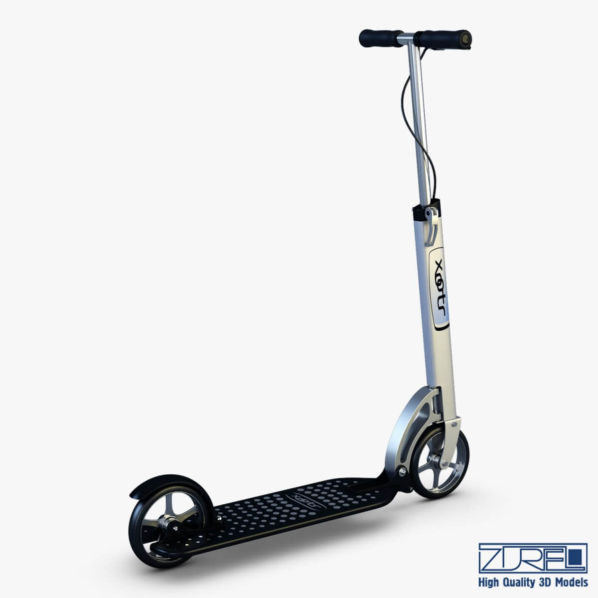 Xootr MG Black - 3D Model by Zurel