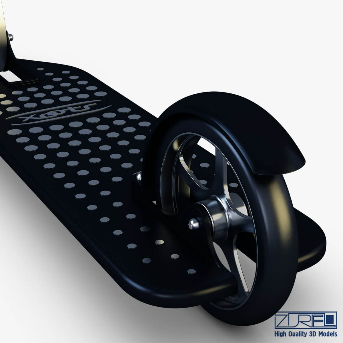 Xootr MG Black - 3D Model by Zurel