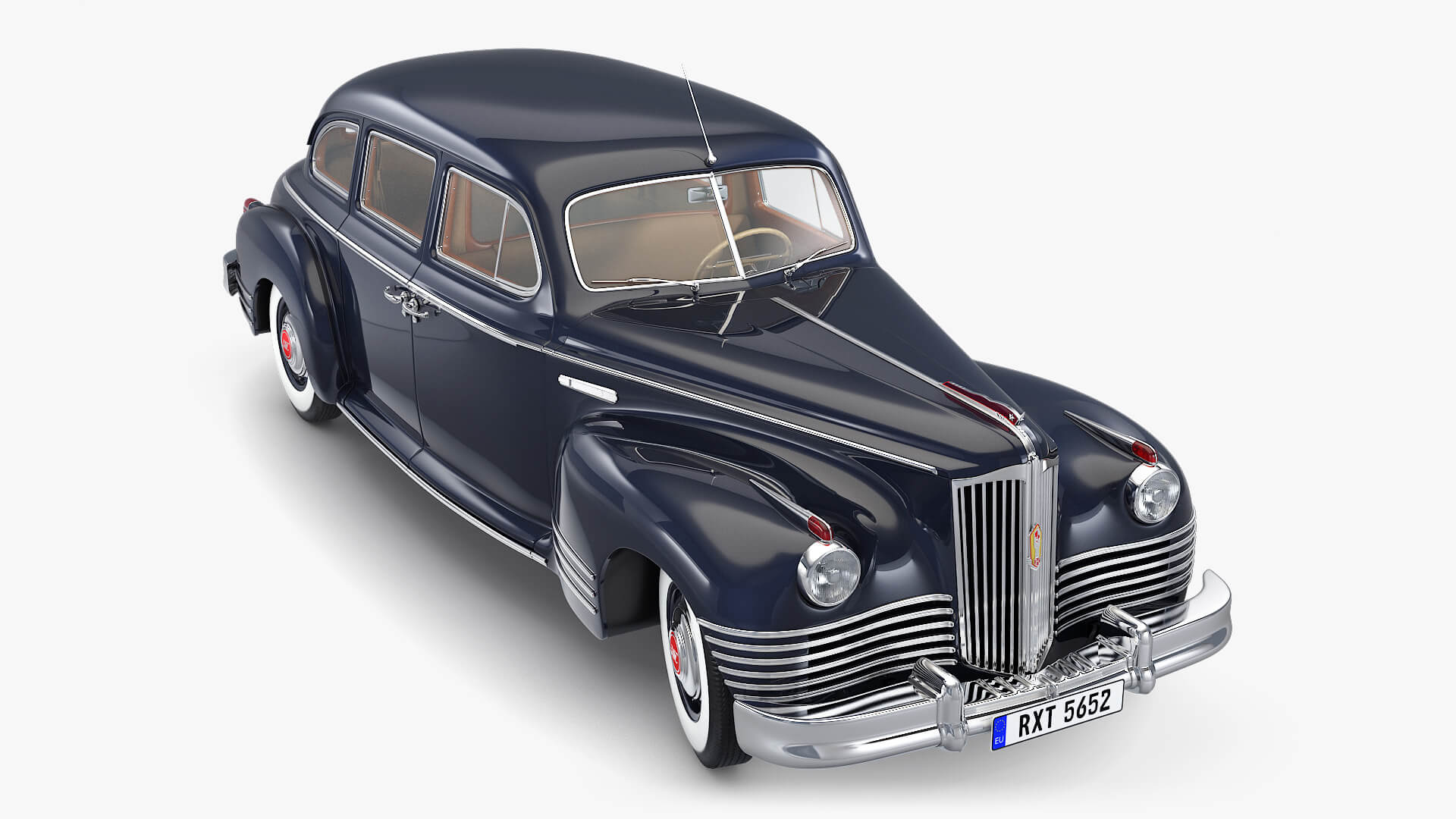 Zis 110 1945-1961 Simple Interior M 1 3D Model by Zurel