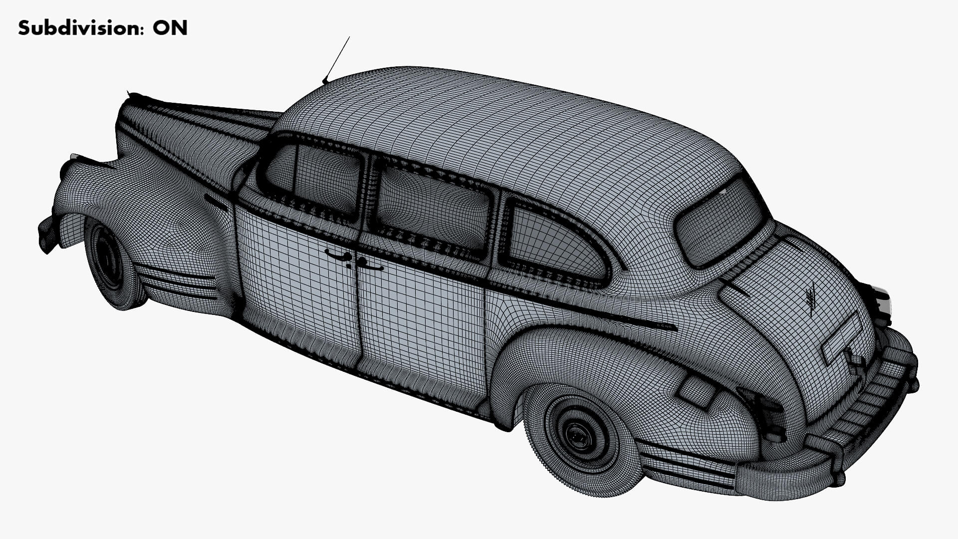 Zis 110 1945-1961 Simple Interior M 1 3D Model by Zurel