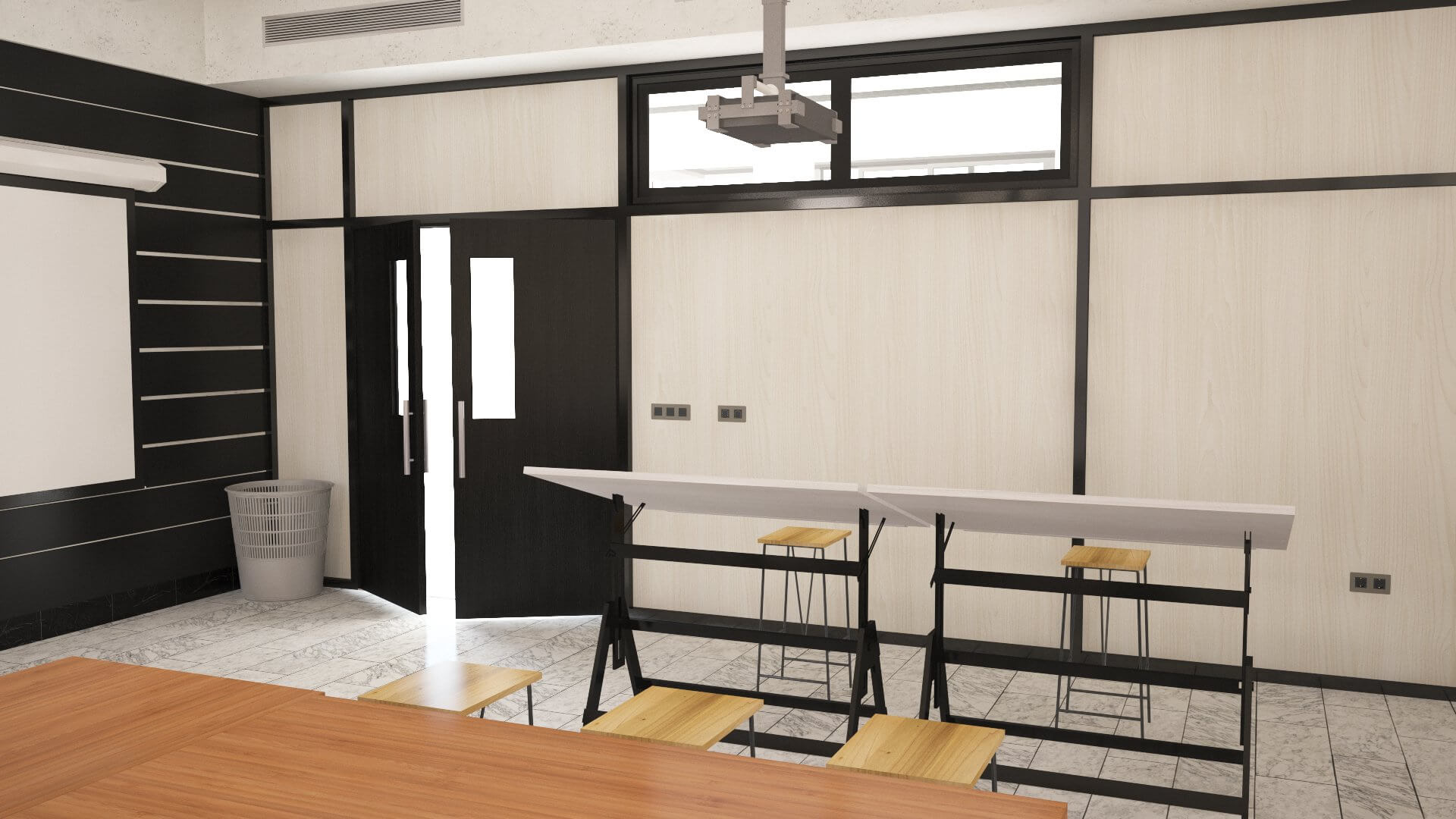 Architecture Design Studio Classroom - 3D Model by zyed