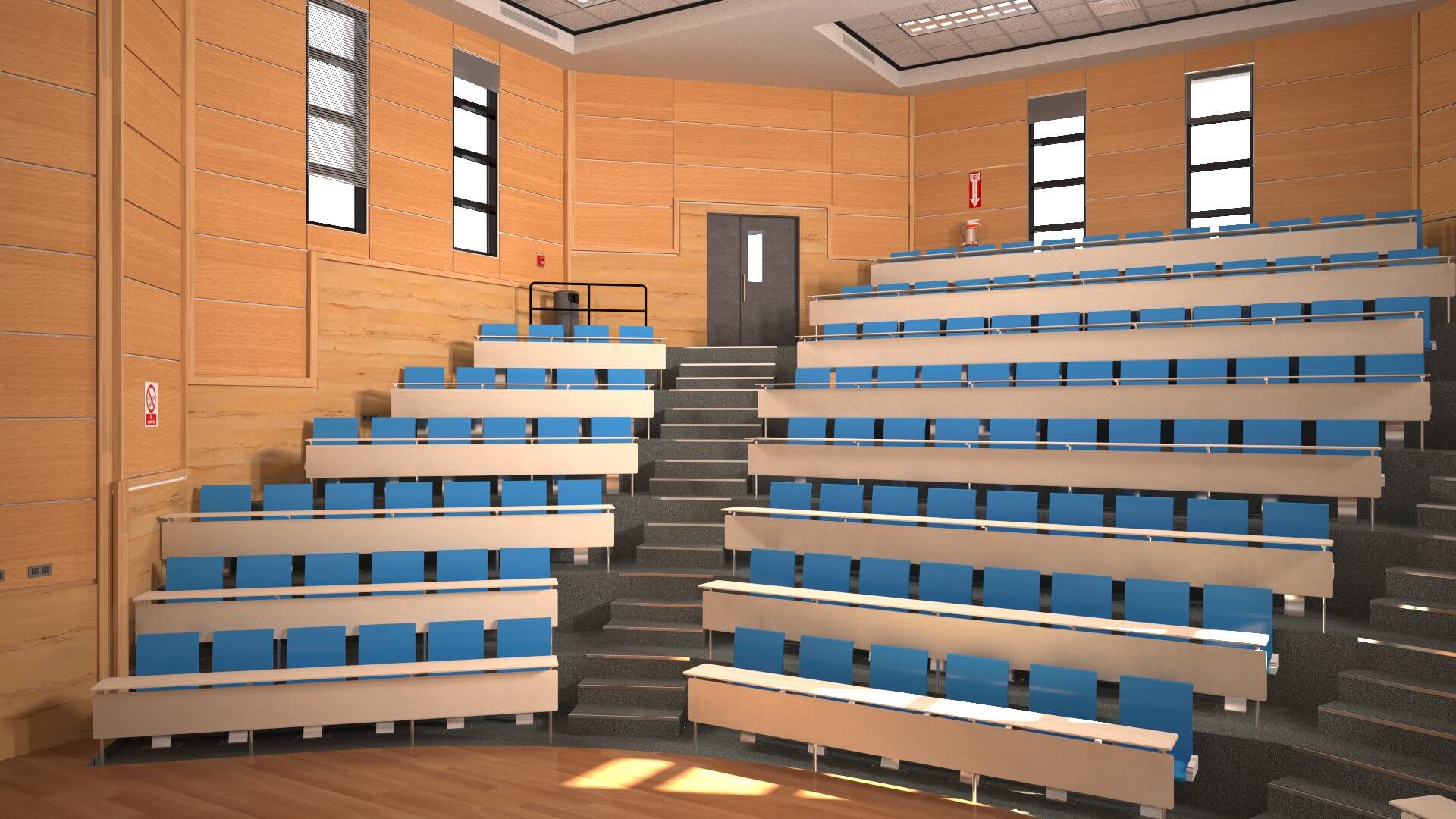 Auditorium - 3D Model by zyed