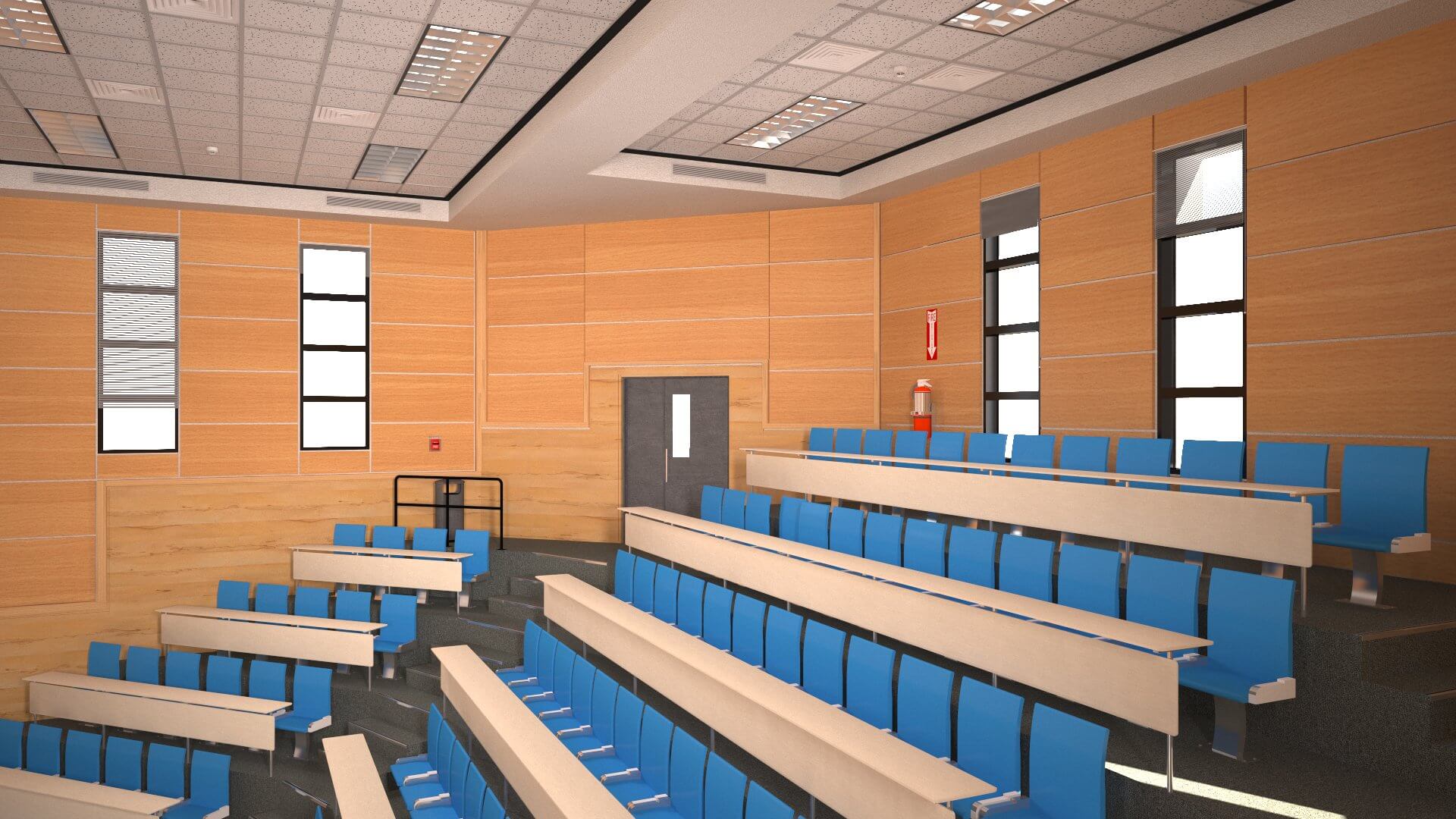 Auditorium - 3D Model by zyed