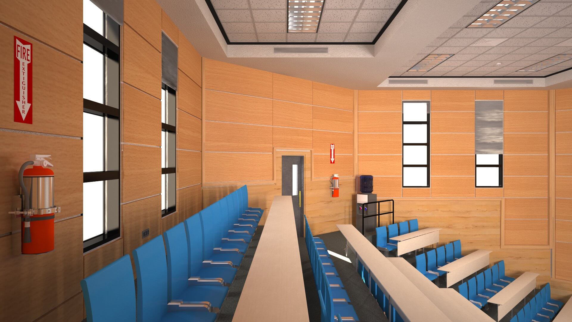 Auditorium - 3D Model by zyed