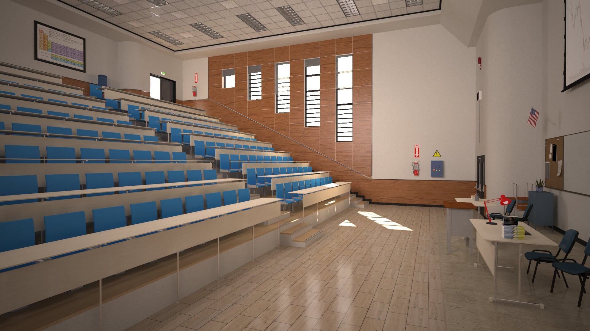 Auditorium - 3D Model by zyed