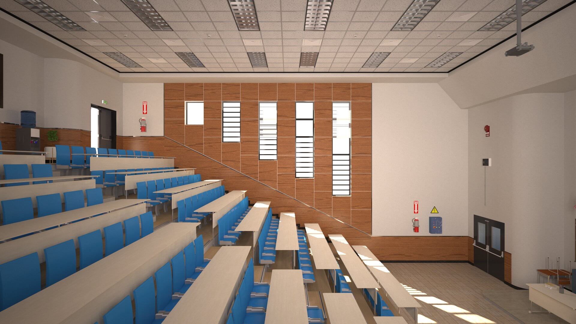 Auditorium - 3D Model by zyed