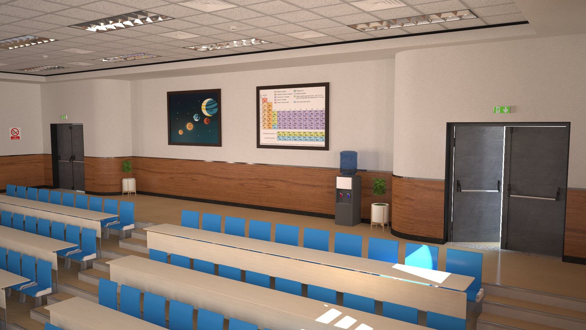 Auditorium - 3D Model by zyed