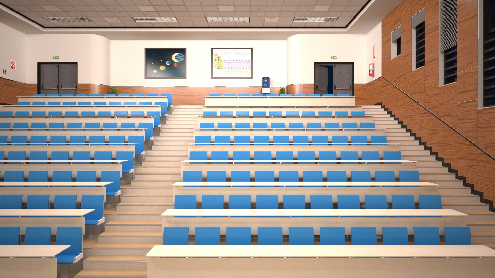 Auditorium - 3D Model by zyed