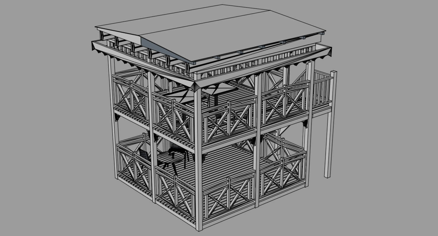 Beach Party Box - 3D Model by zyed