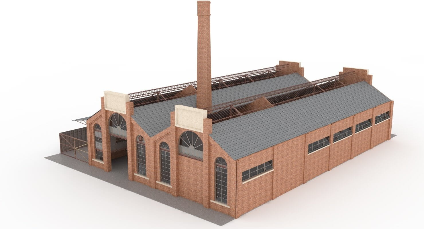 Brick Factory - 3D Model by zyed