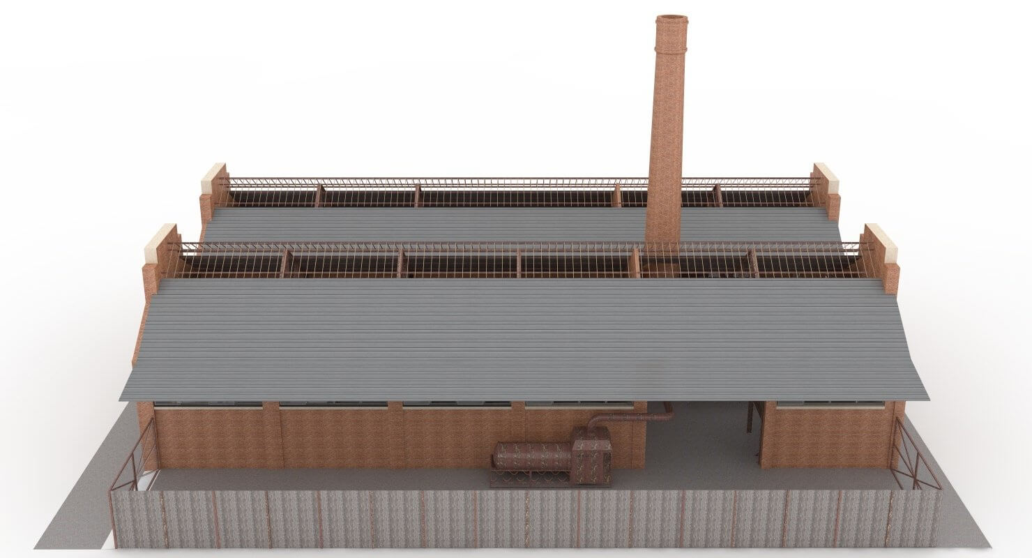 Brick Factory - 3D Model by zyed
