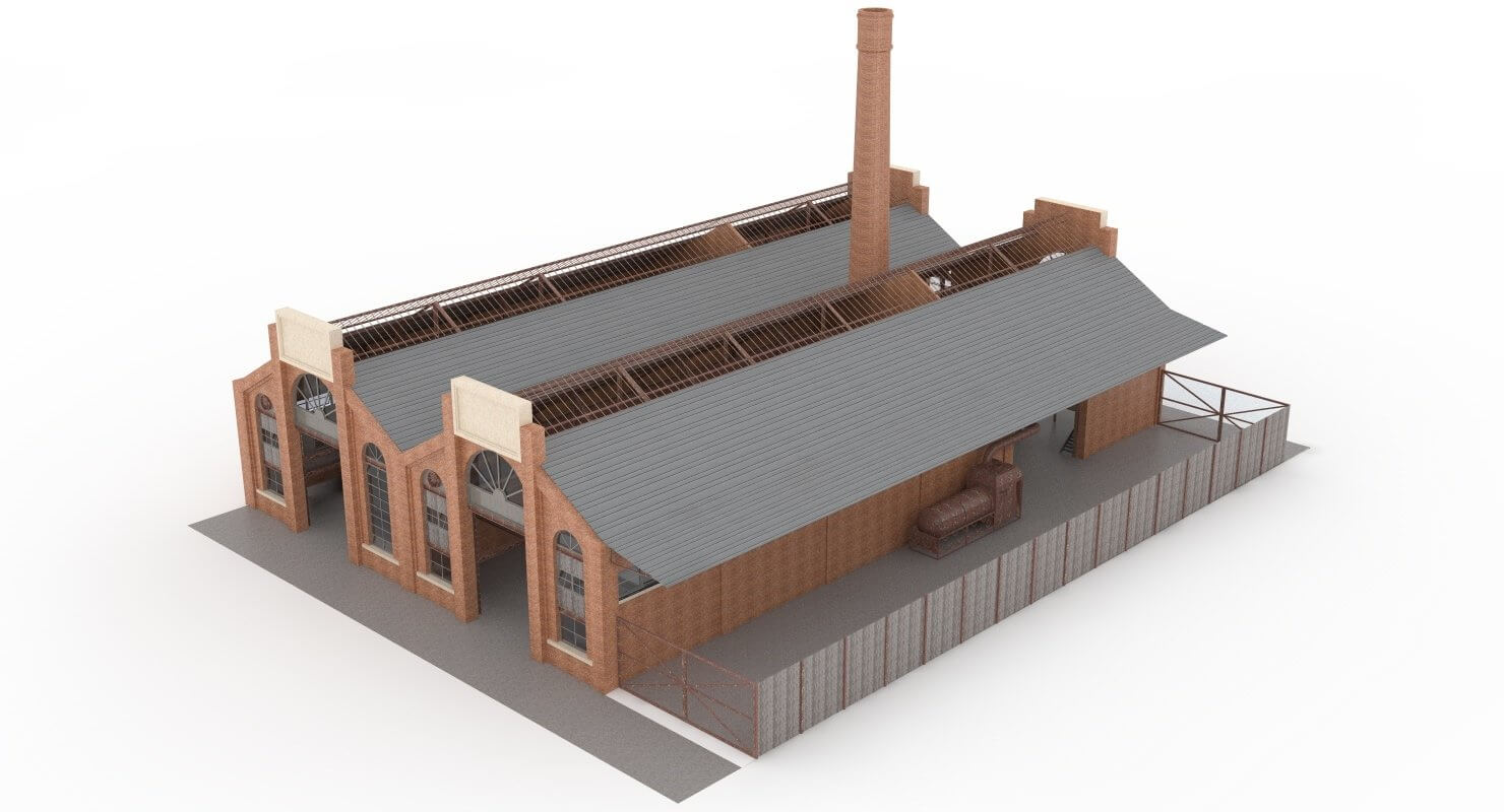 Brick Factory - 3D Model by zyed