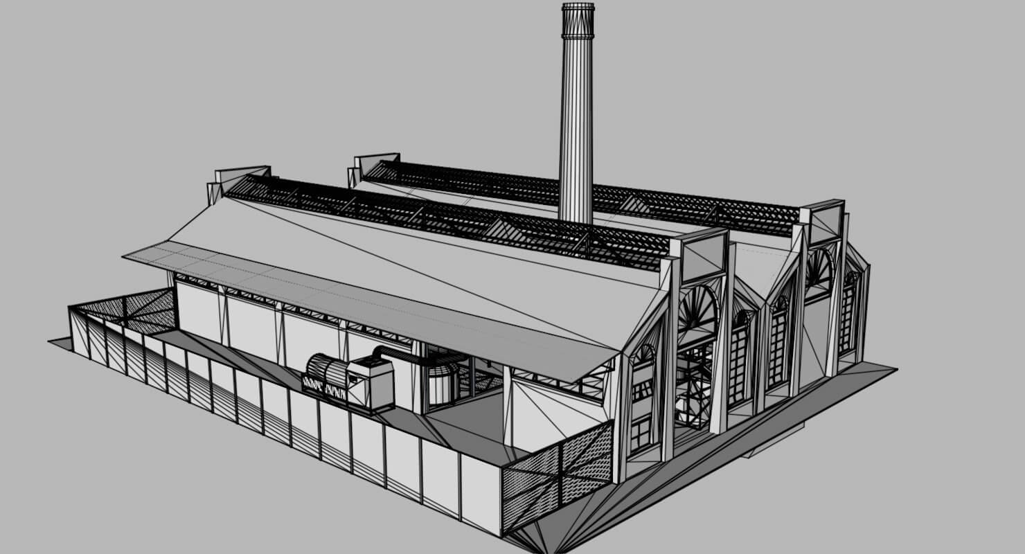 Brick Factory - 3D Model by zyed