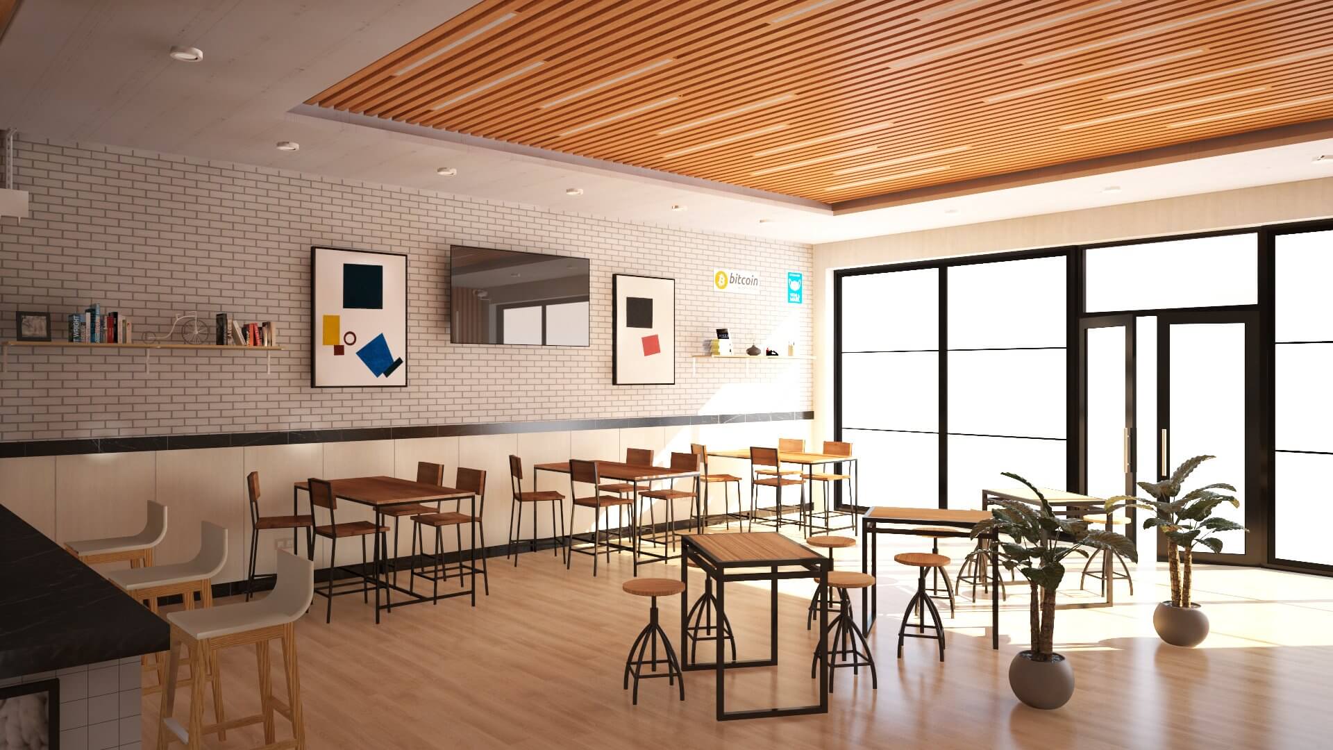 Cafeteria - 3D Model by zyed