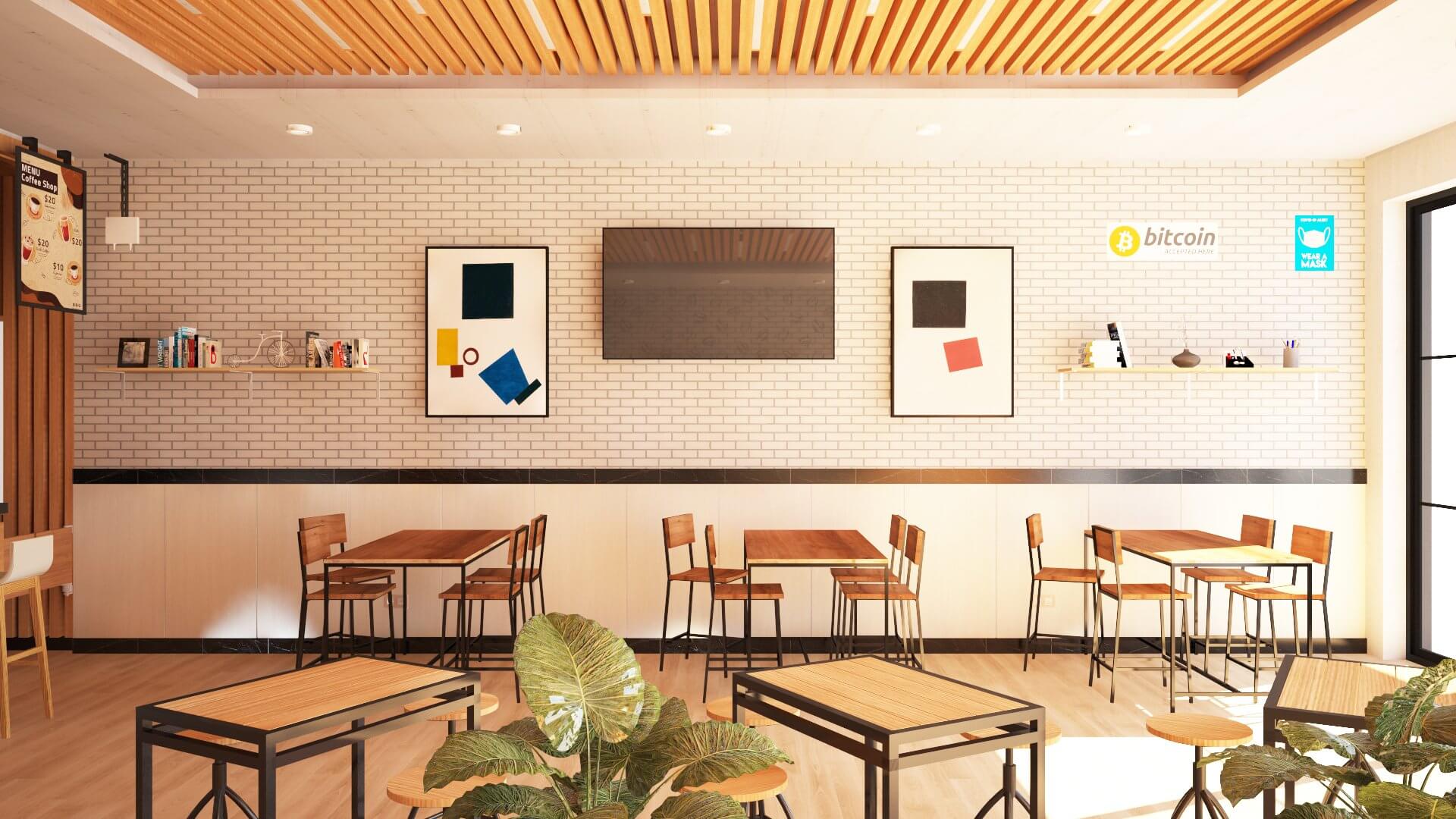 Cafeteria - 3D Model by zyed