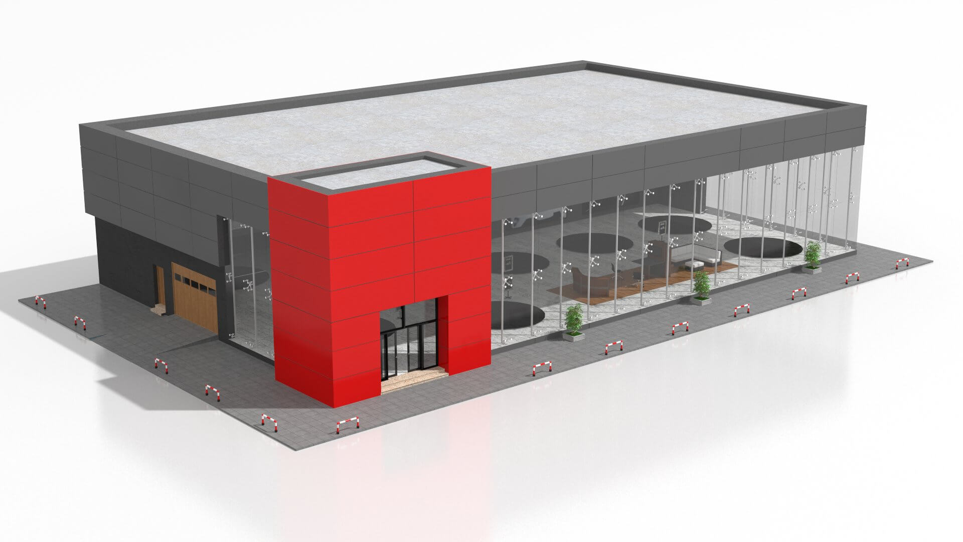 Car Showroom - 3D Model by zyed