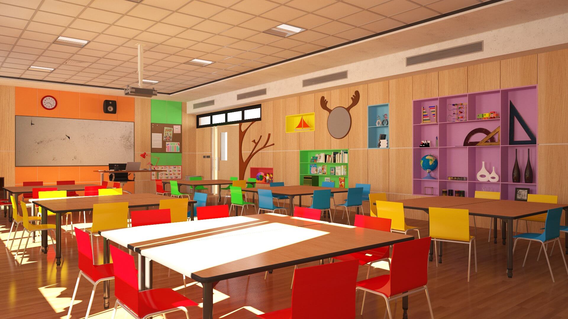 Children Classroom - 3D Model by zyed