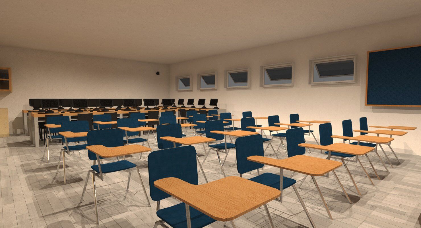 Classroom - 3D Model by zyed