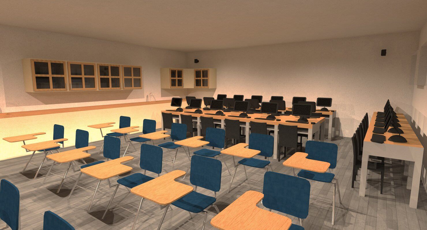 Classroom - 3D Model by zyed