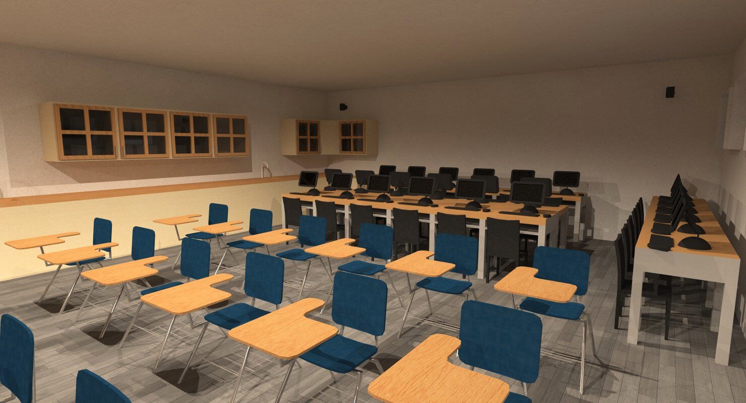 Classroom - 3D Model by zyed
