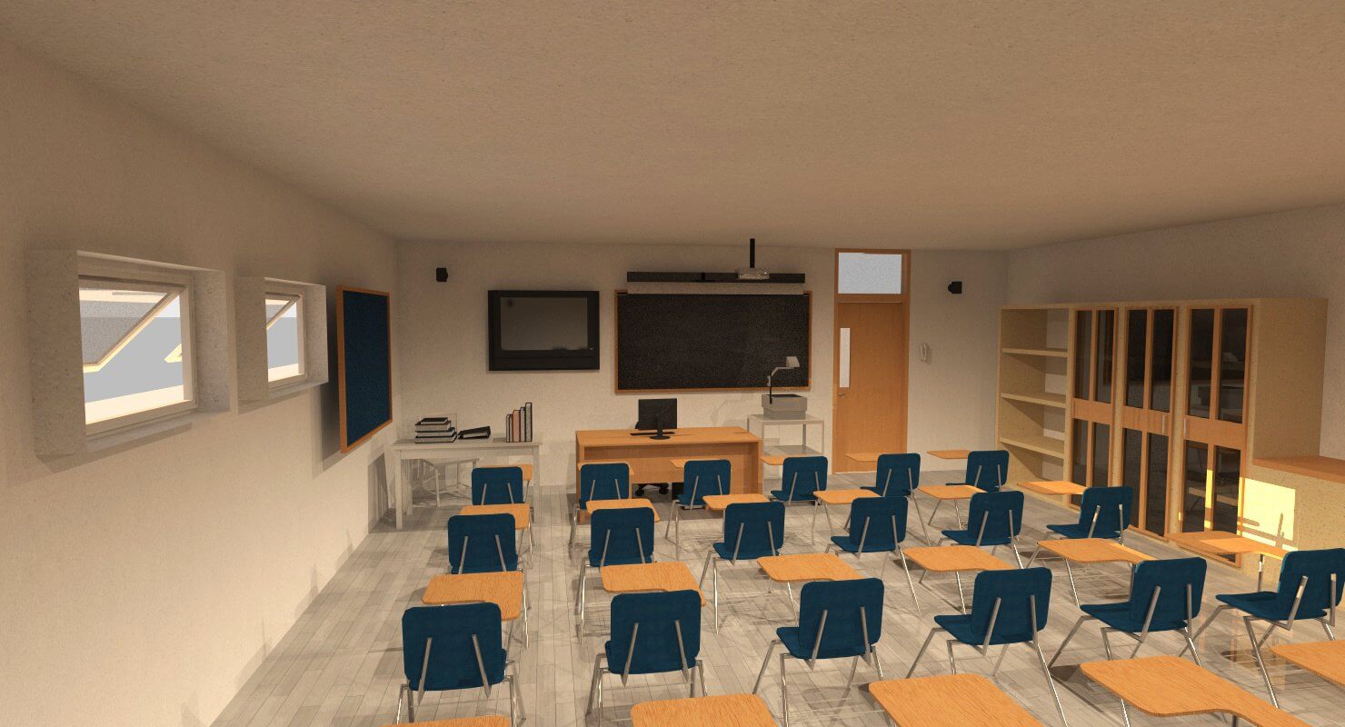 Classroom - 3D Model by zyed
