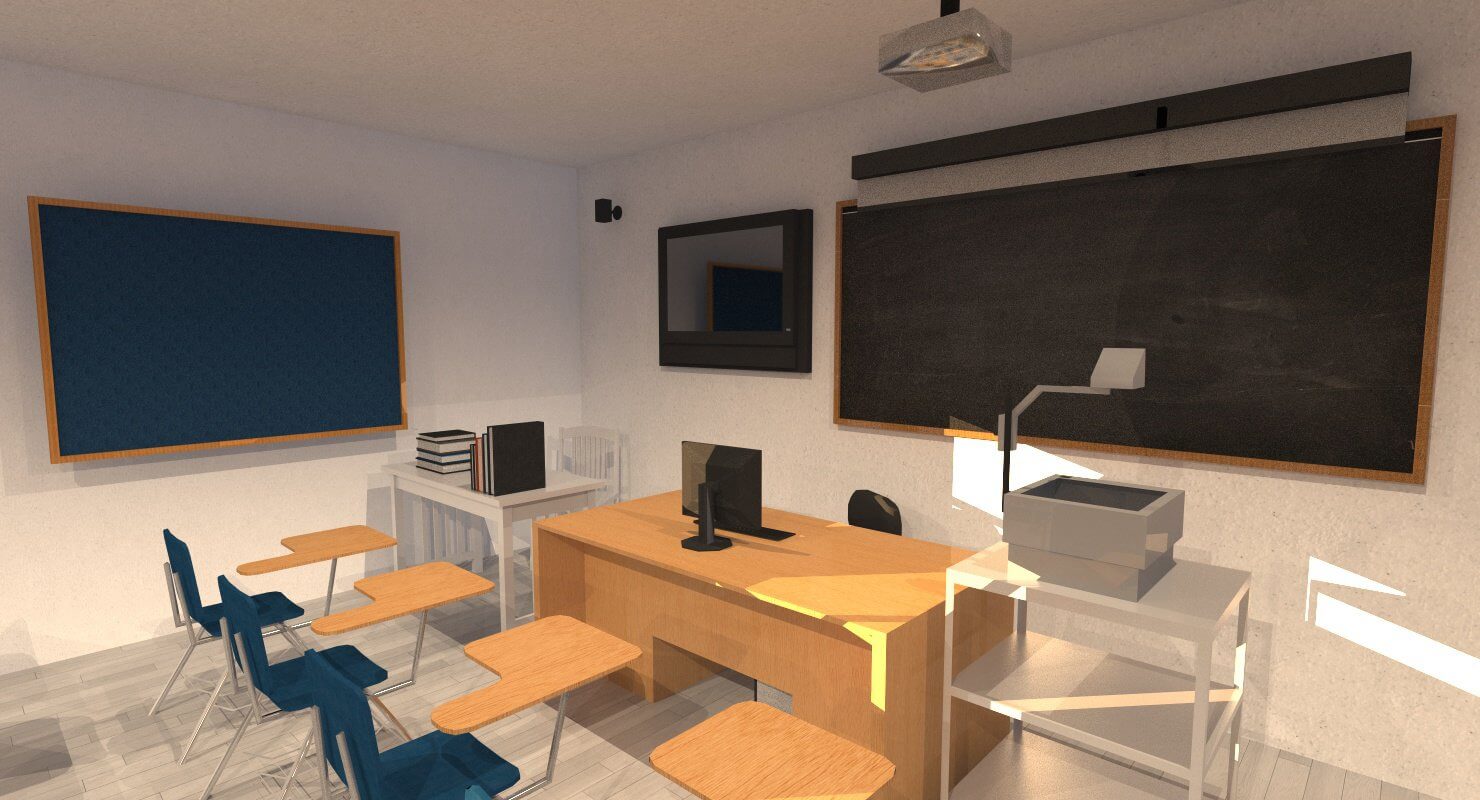 Classroom - 3D Model by zyed