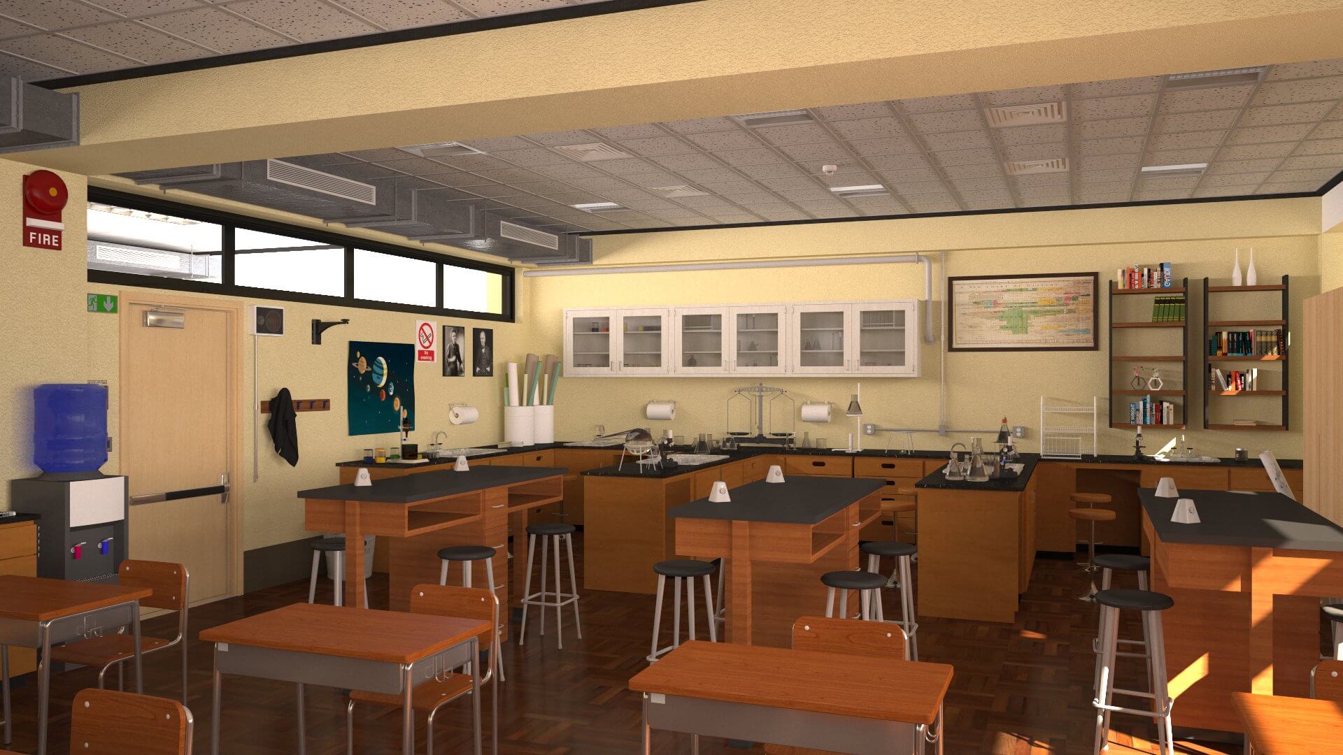 Classroom - 3D Model by zyed