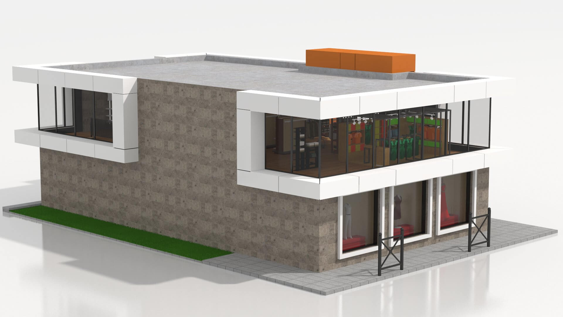 Clothing Store - 3D Model by zyed