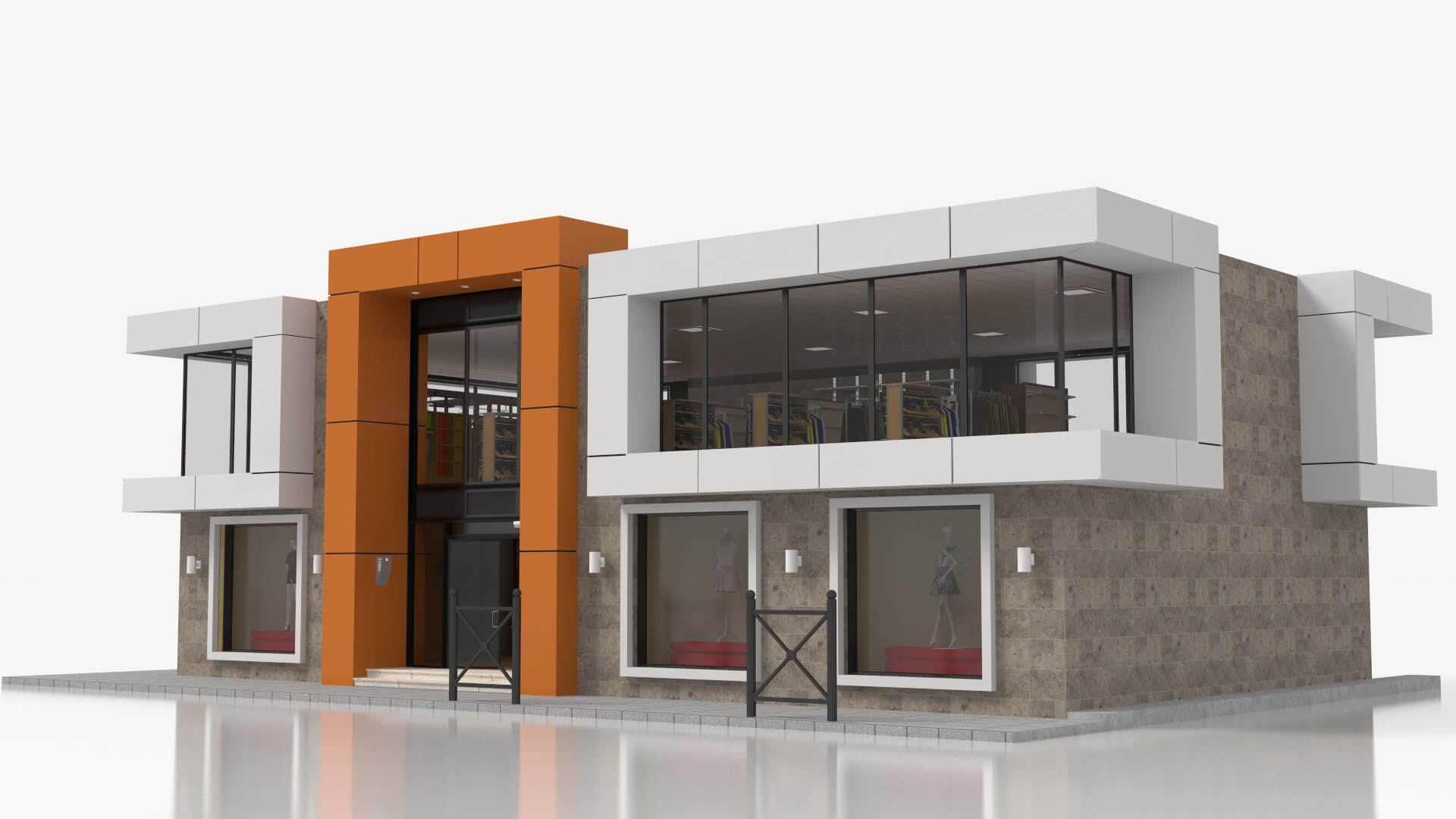 Clothing Store - 3D Model by zyed