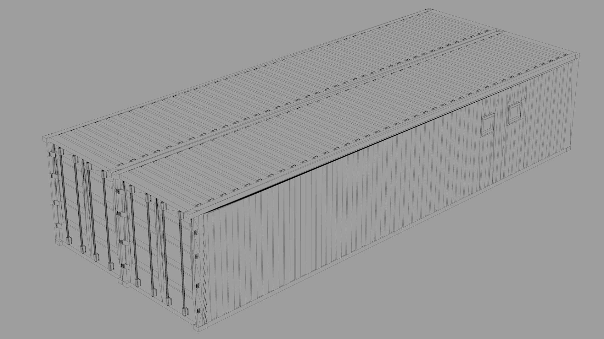 Container Changing Room - 3D Model by zyed