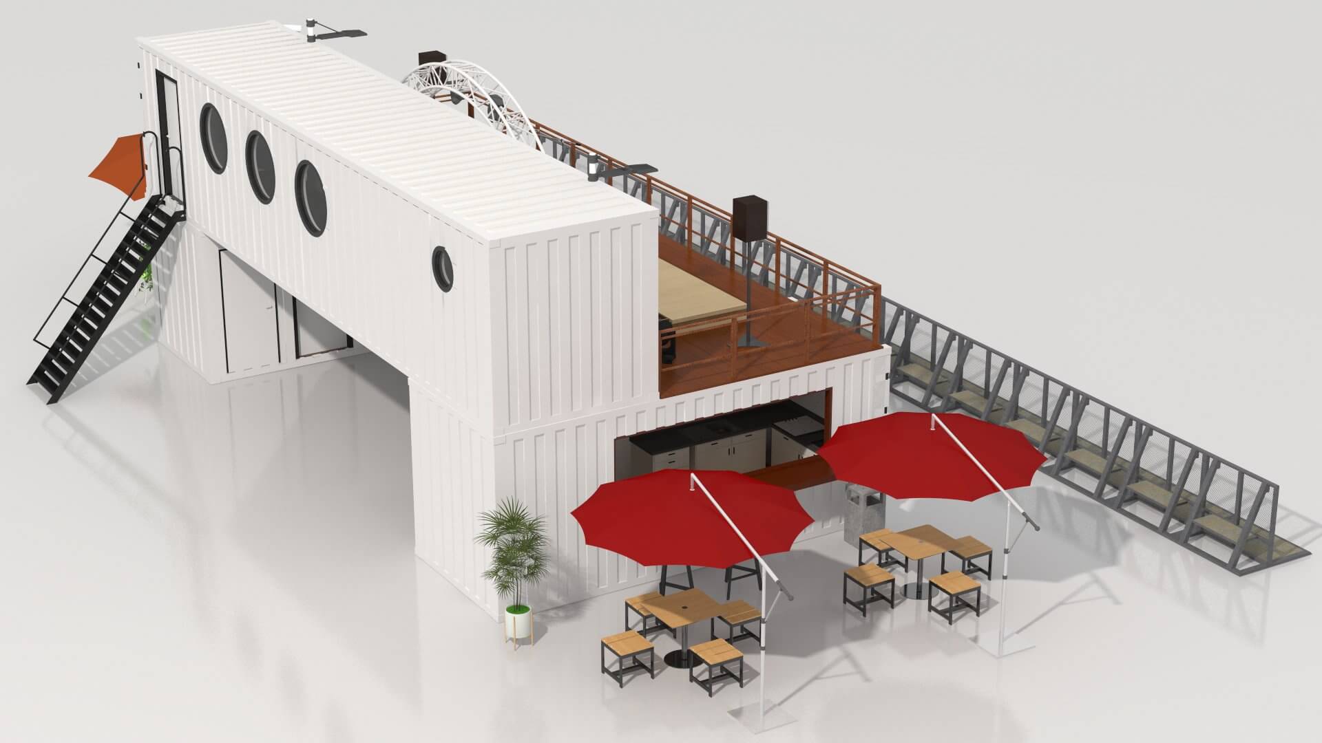 Container Scene Theater - 3D Model by zyed