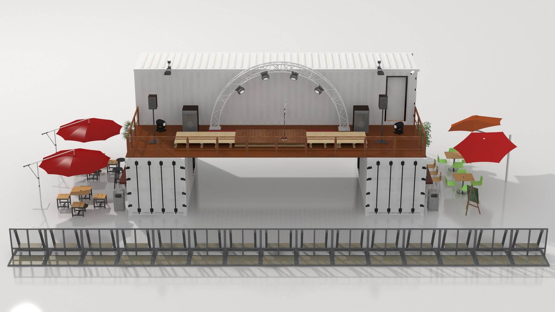 Container Scene Theater - 3D Model by zyed