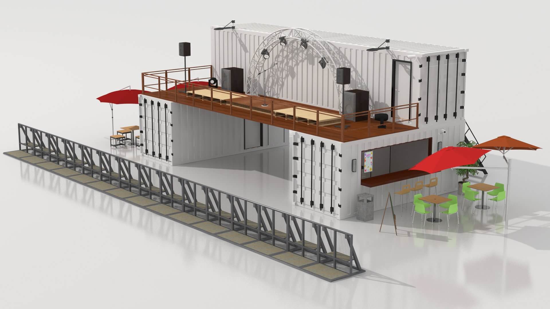 Container Scene Theater - 3D Model by zyed