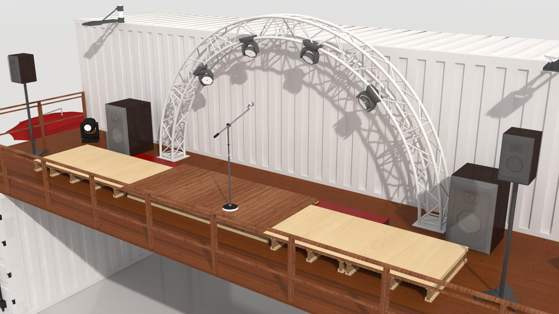 Container Scene Theater - 3D Model by zyed