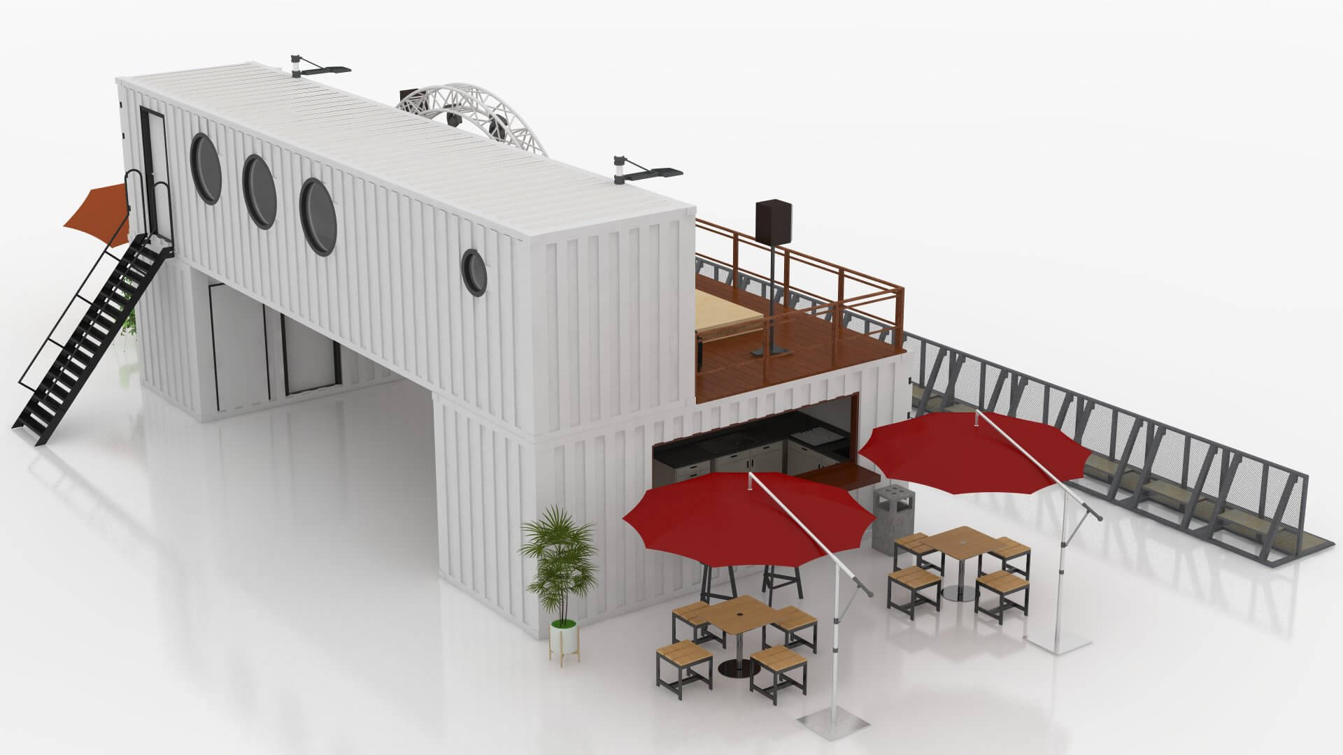 Container Scene Theater - 3D Model by zyed