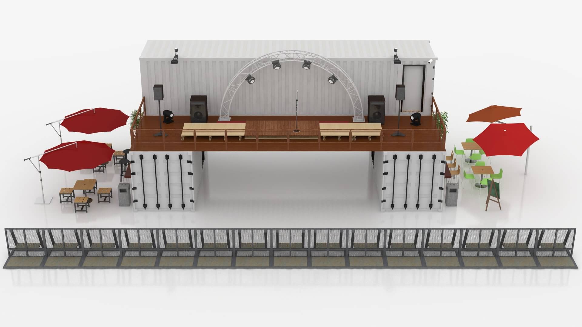 Container Scene Theater - 3D Model by zyed