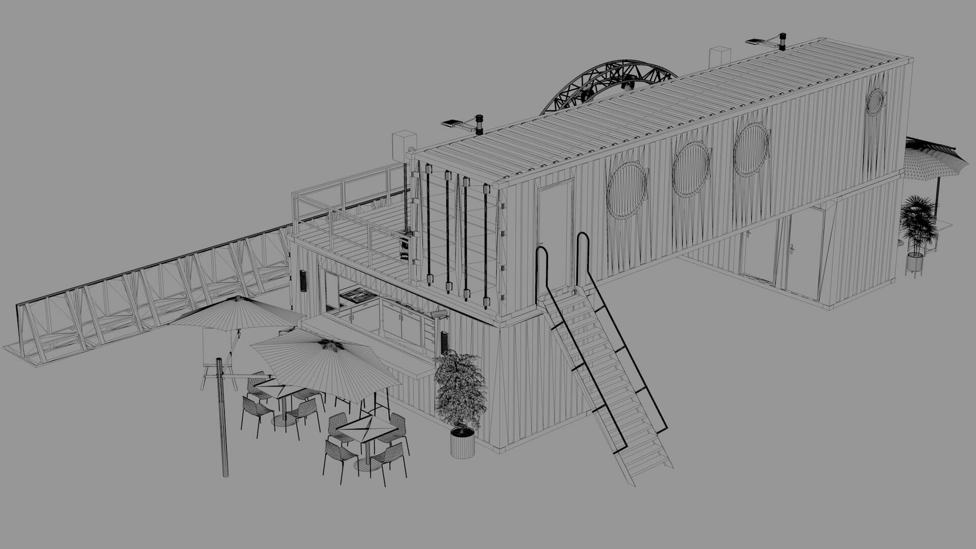 Container Scene Theater - 3D Model by zyed