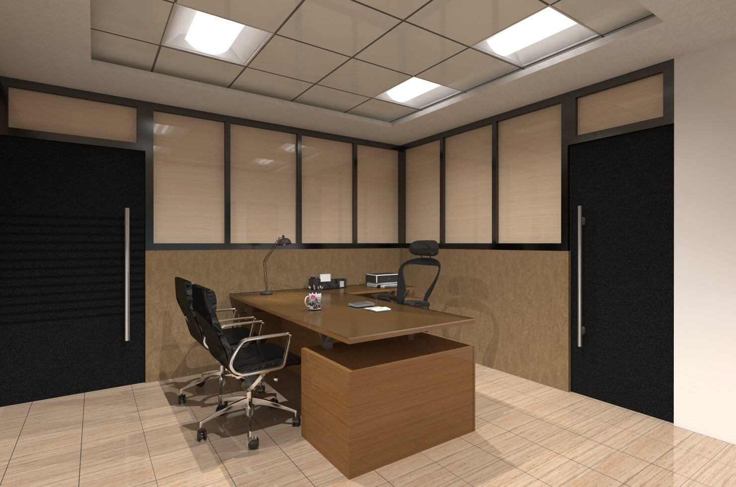 Director Room - 3D Model by zyed