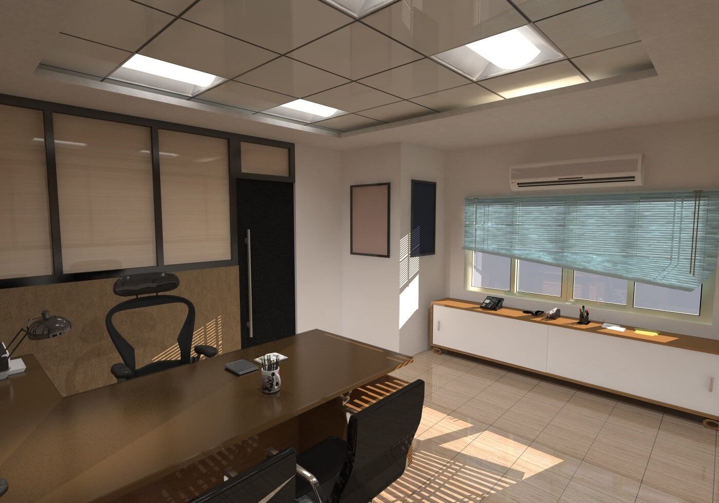 Director Room - 3D Model by zyed