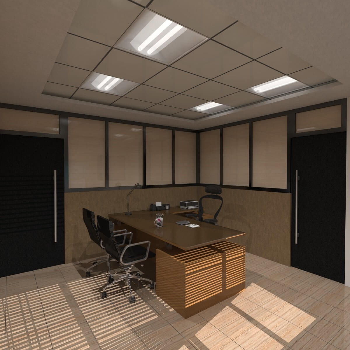 Director Room - 3D Model by zyed